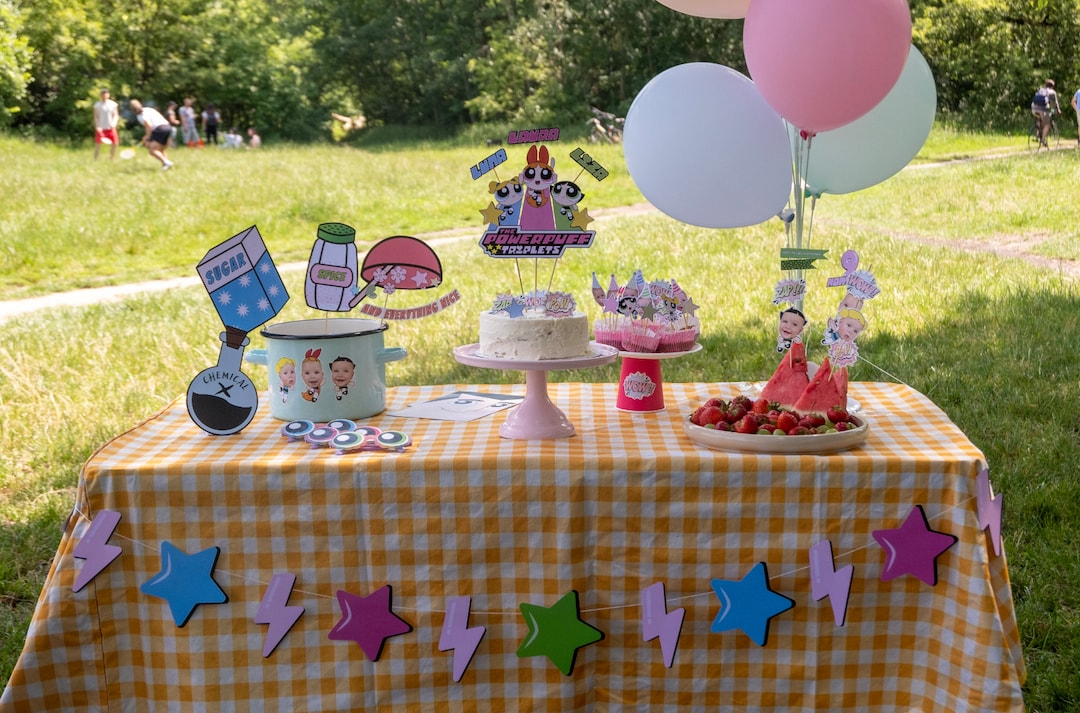 The Powerpuff Girls Party Themed Table Decor | Digital Download ...
