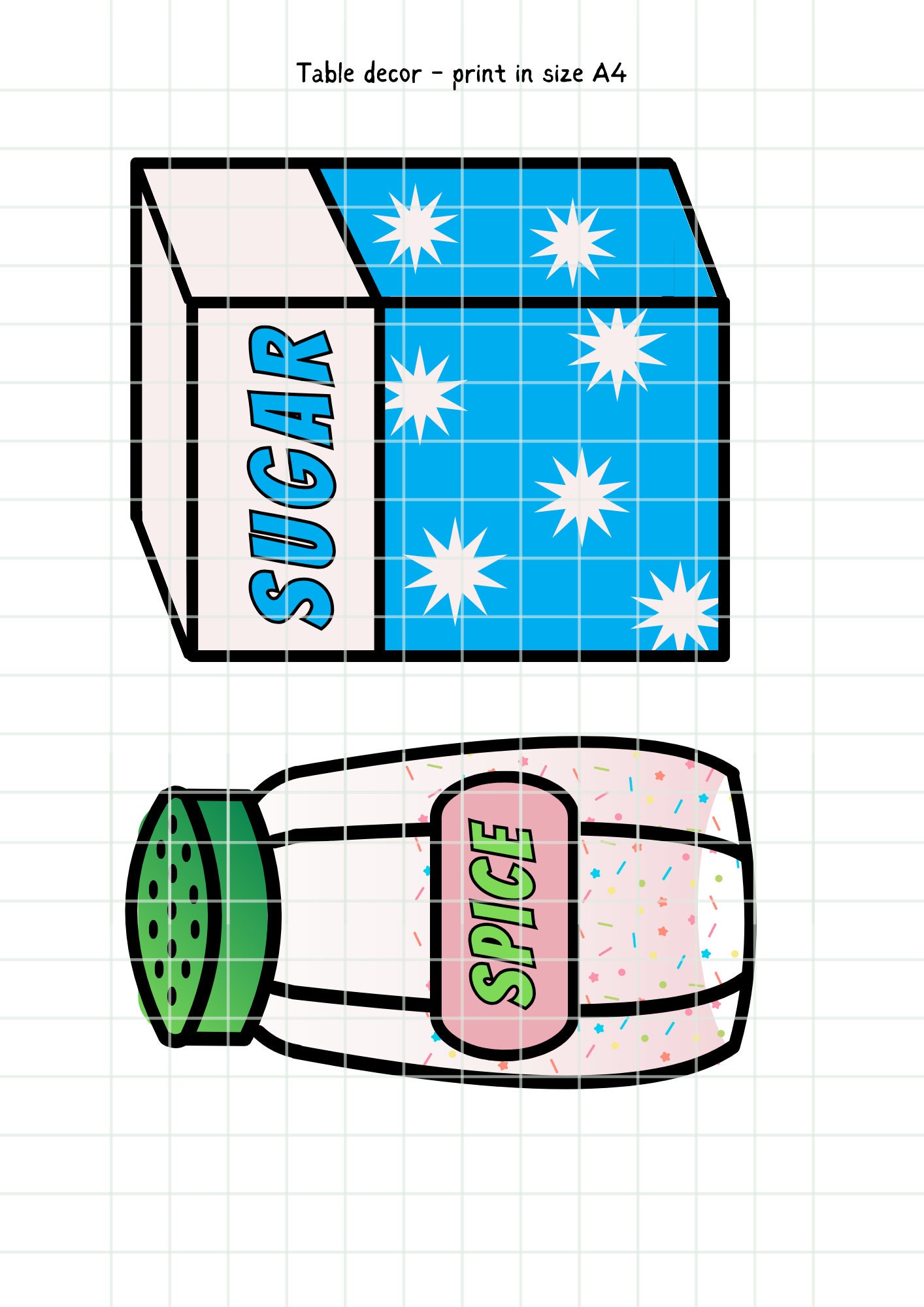 The Powerpuff Girls Party Themed Table Decor | Digital Download ...