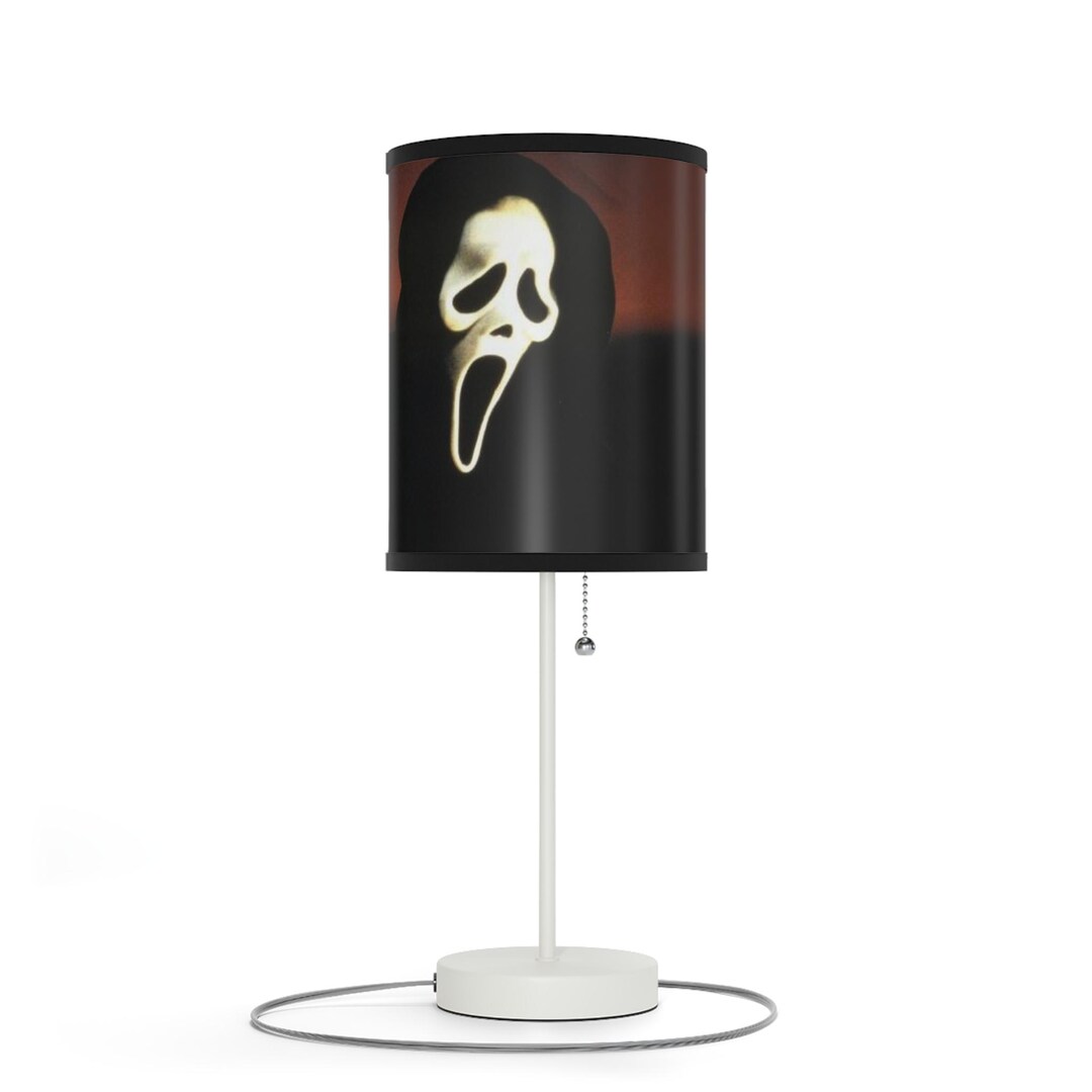 Ghostface Lamp With Stand, Horror Fixture, Bedroom Decor, Horror Home ...