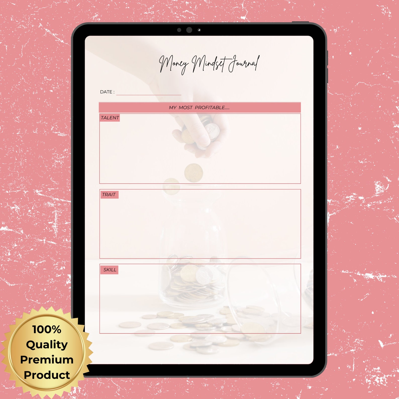 100% Editable Money Mindset Canva Template| Planners Journals Trackers ...