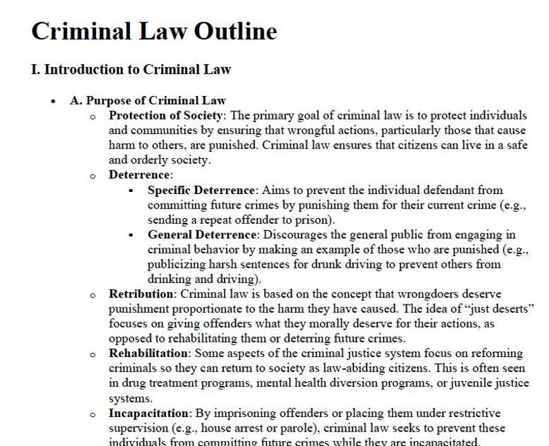 The ULTIMATE 1L OUTLINE BUNDLE! Includes: Contracts, Property, Torts ...