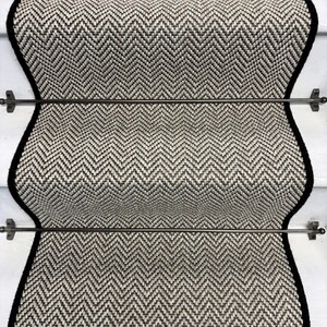 Herringbone Java Stair Runner With 100% Pure Wool Edge - Etsy UK