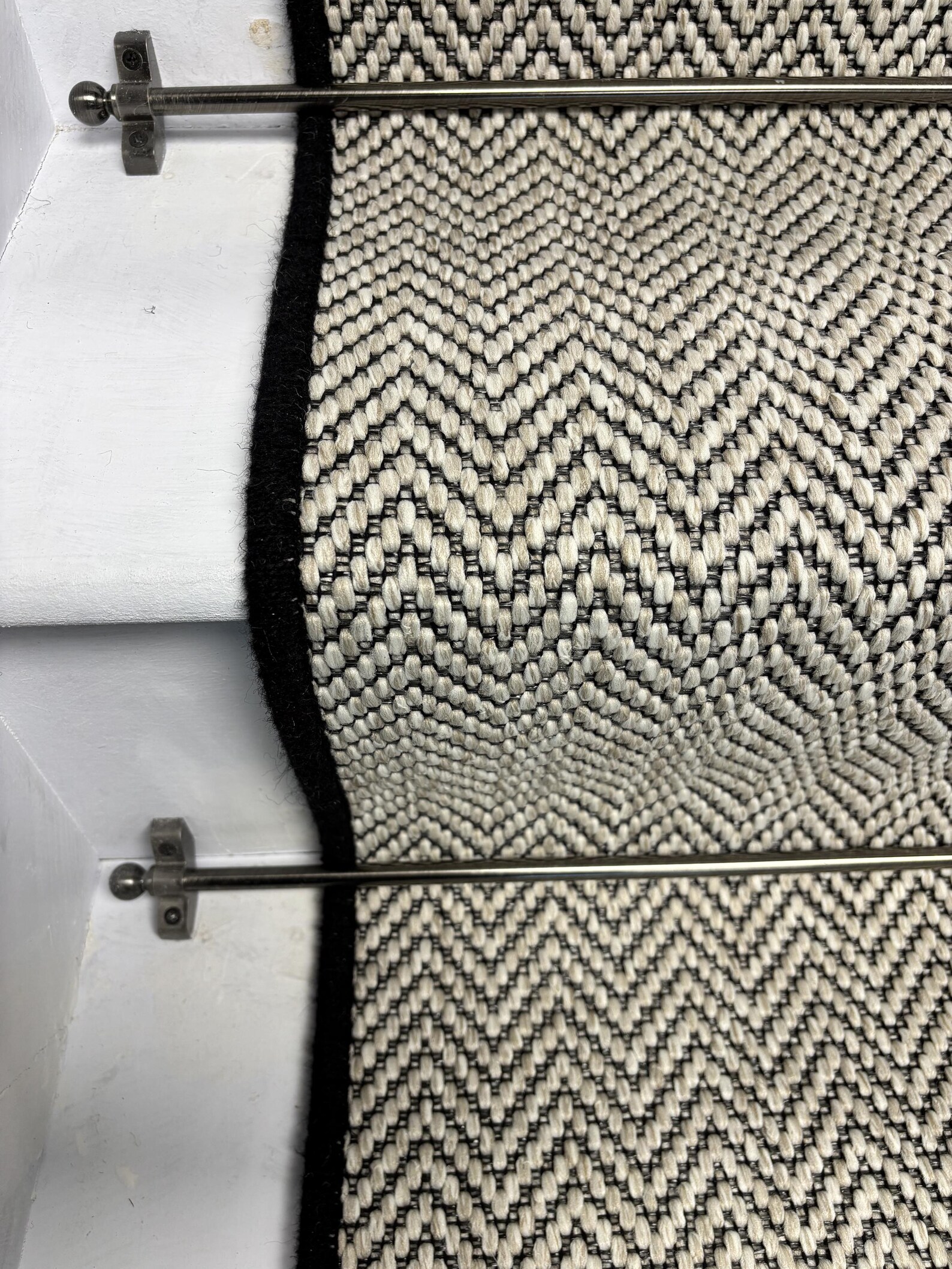 Herringbone Java Stair Runner With 100% Pure Wool Edge - Etsy UK