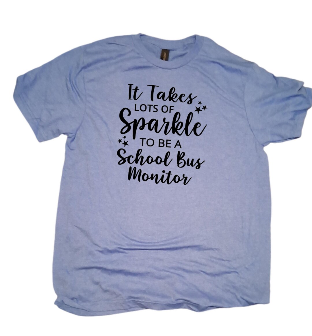 Bus Monitor Tshirt Decorated by Hand. Each Shirt Made to Order. - Etsy
