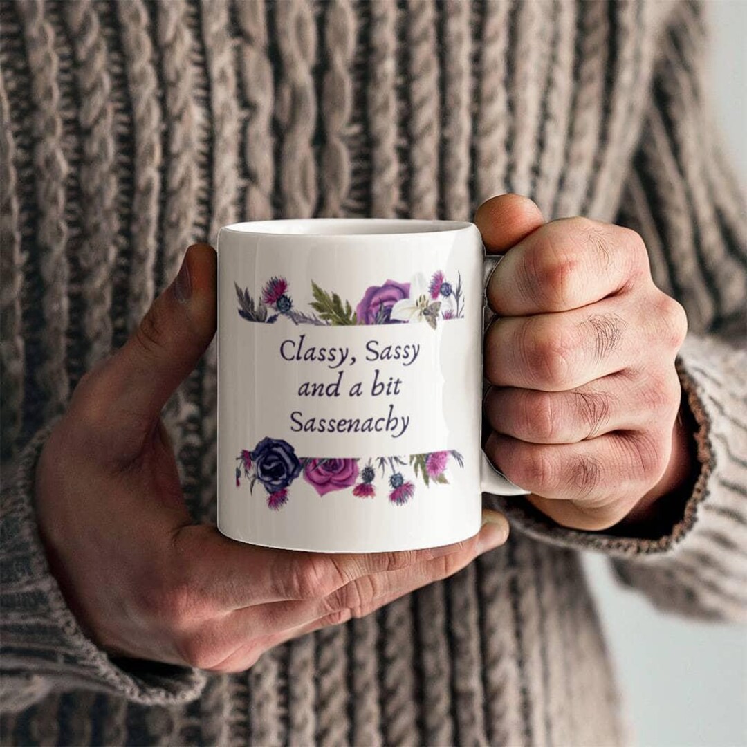 Outlander Inspired Mug, Sassenach Mug 11oz, Jamie Fraser Fans Gifts ...