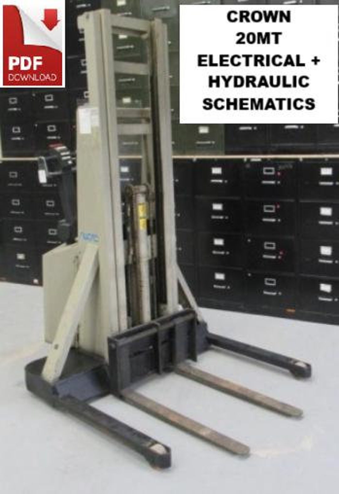 Crown 20MT Walkie Stacker Electric and Hydraulic Schematics Repair ...