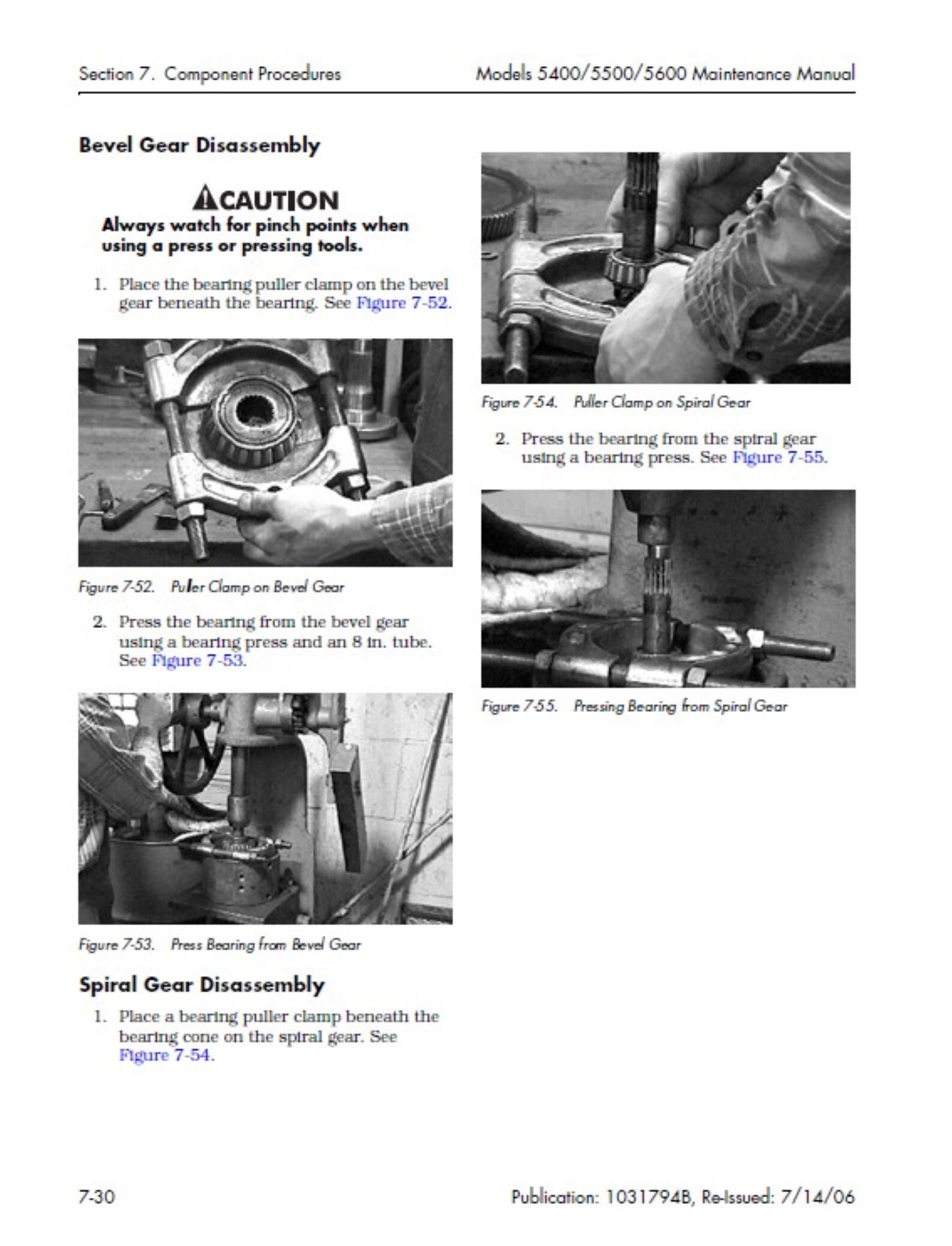 RAYMOND Electric Order Picker 5400, 5500, 5600 Series Service Repair ...