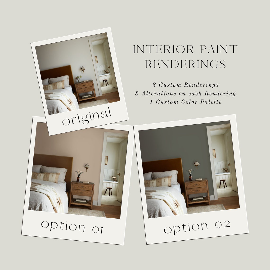 Interior Paint Rendering - Custom Interior Paint Colors Palette ...