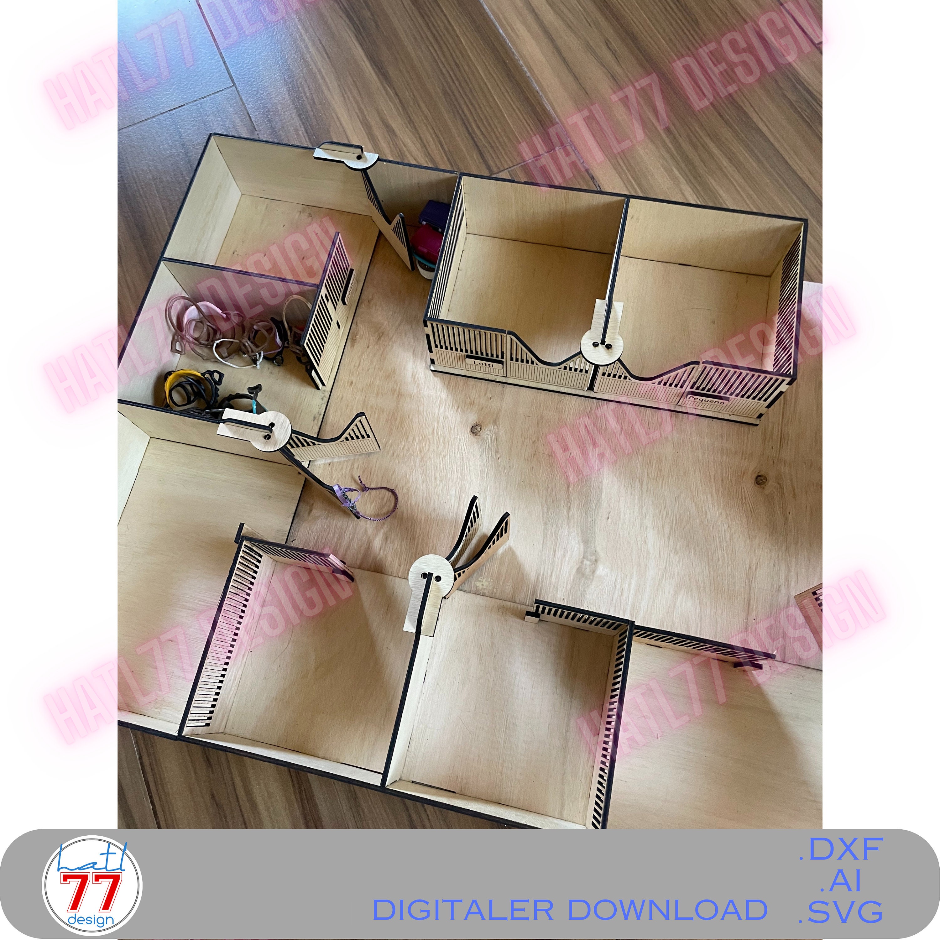 DIY Pony Stable for Schleich Figures - Digital Laser Files -digital ...