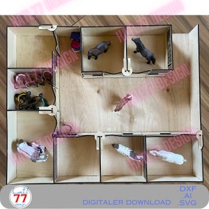 DIY Pony Stable for Schleich Figures - Digital Laser Files -digital ...