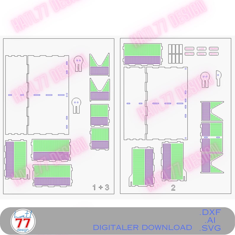 DIY Pony Stable for Schleich Figures - Digital Laser Files -digital ...