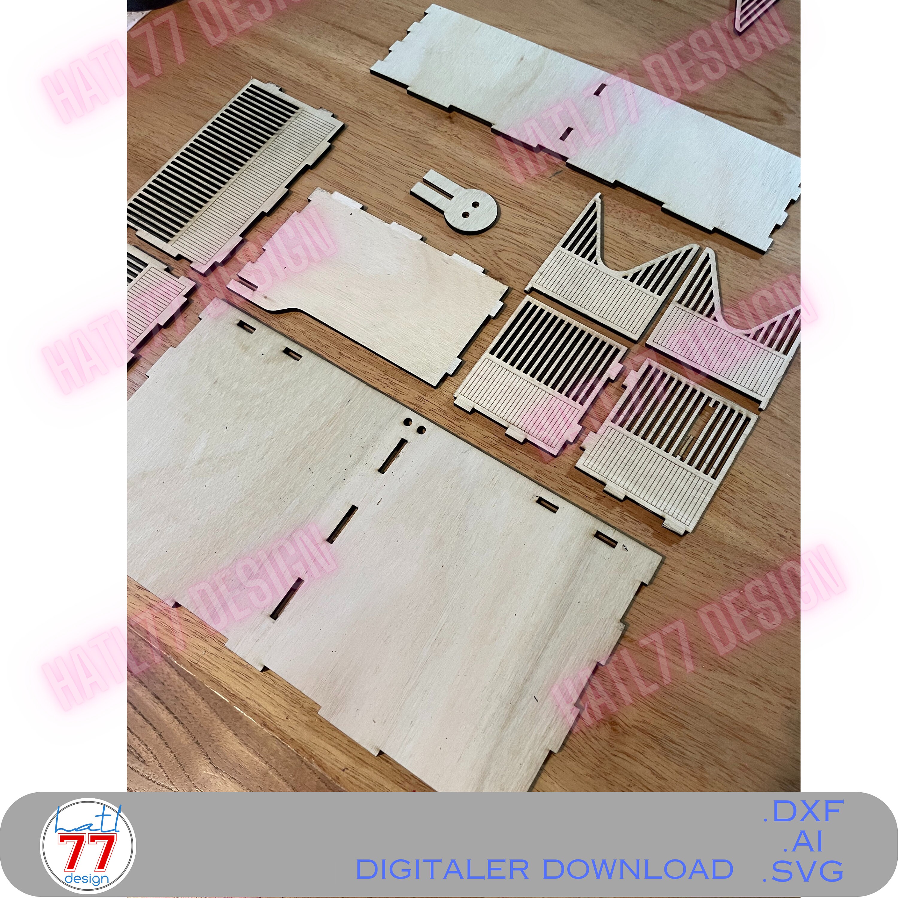 DIY Pony Stable for Schleich Figures - Digital Laser Files -digital ...