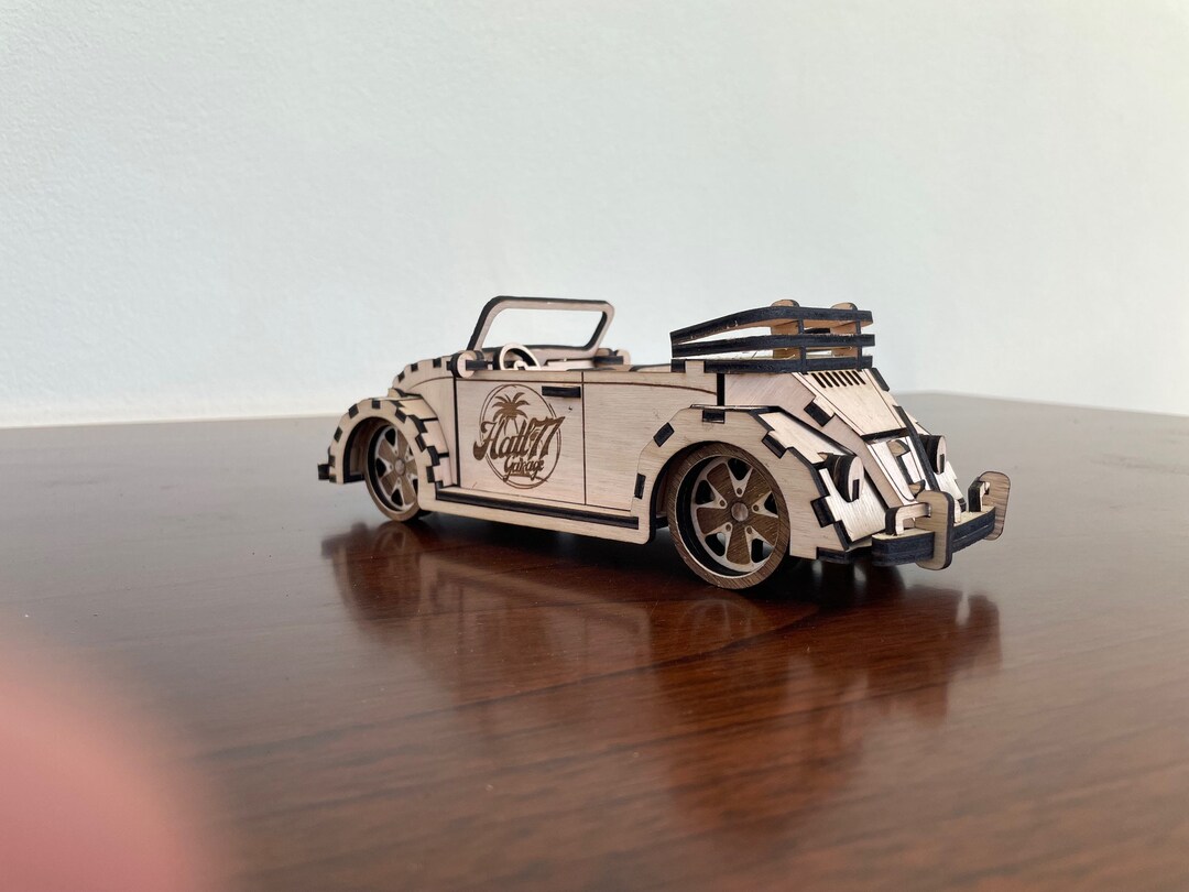 Beetle Cabrio Laserfiles Svg Ai Dxf File for 3 Mm Wood, 4 Designs, Bug ...