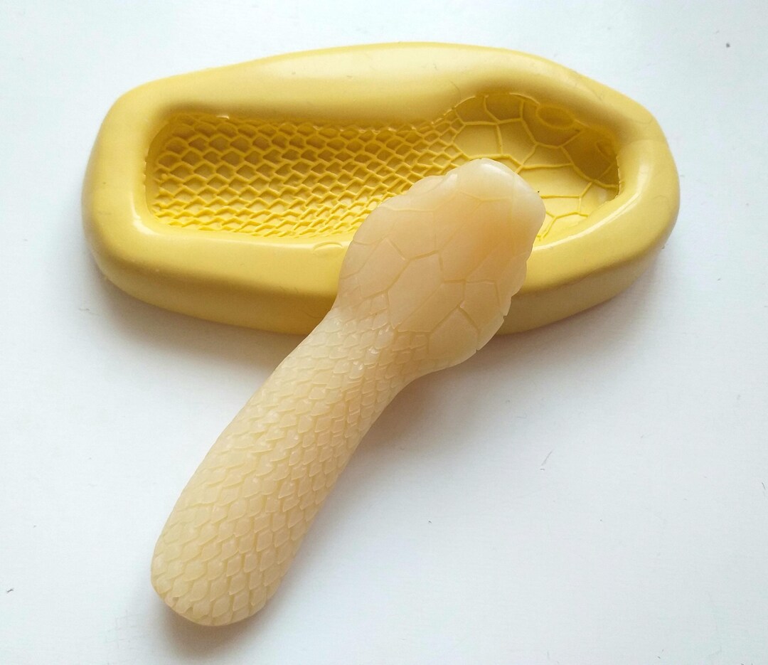 Snake Head Mould - 75 Mm Food Safe Polymer Clay Cake Decorate Reptile ...