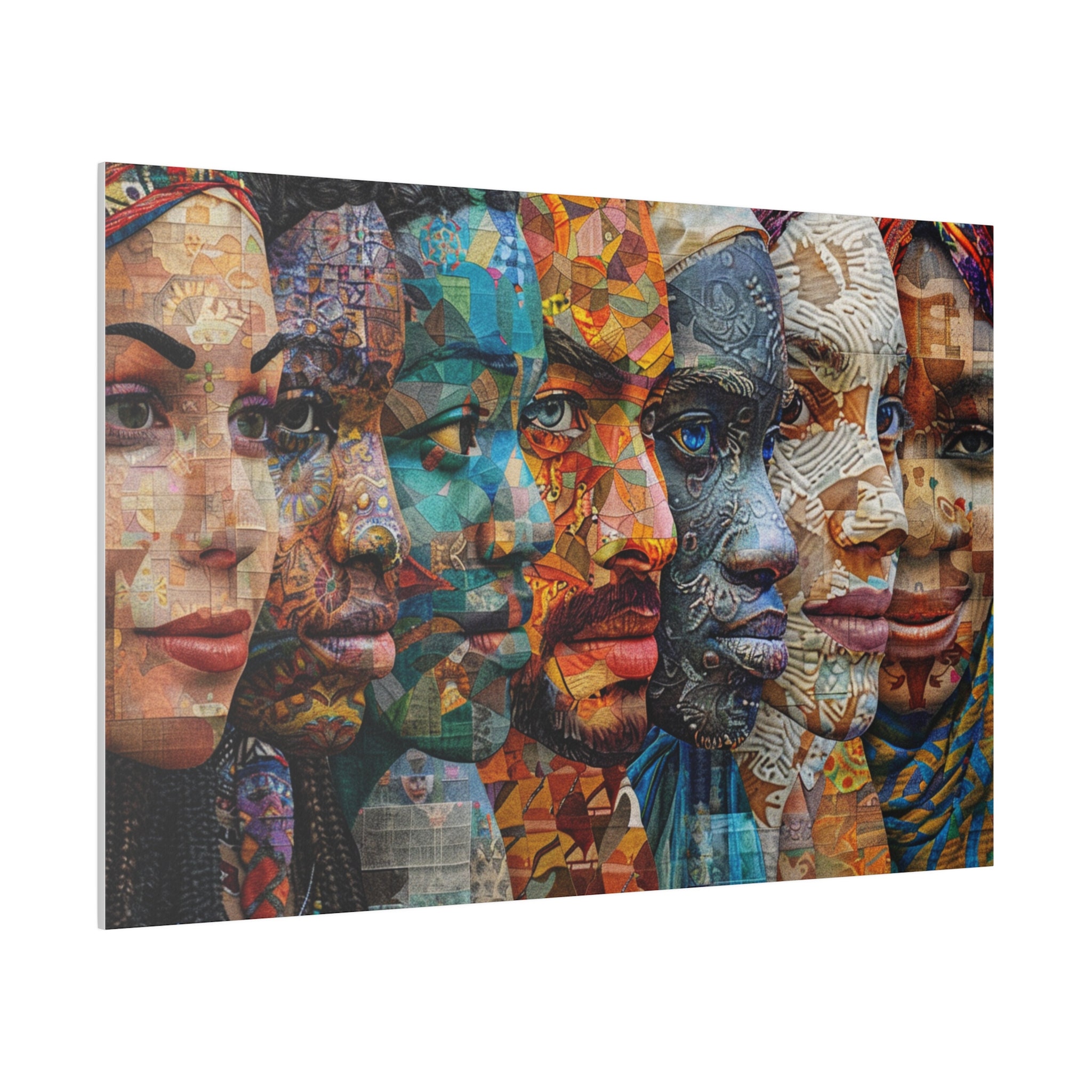 Inspirational Cultural Diversity Canvas Art Inclusion and Unity ...