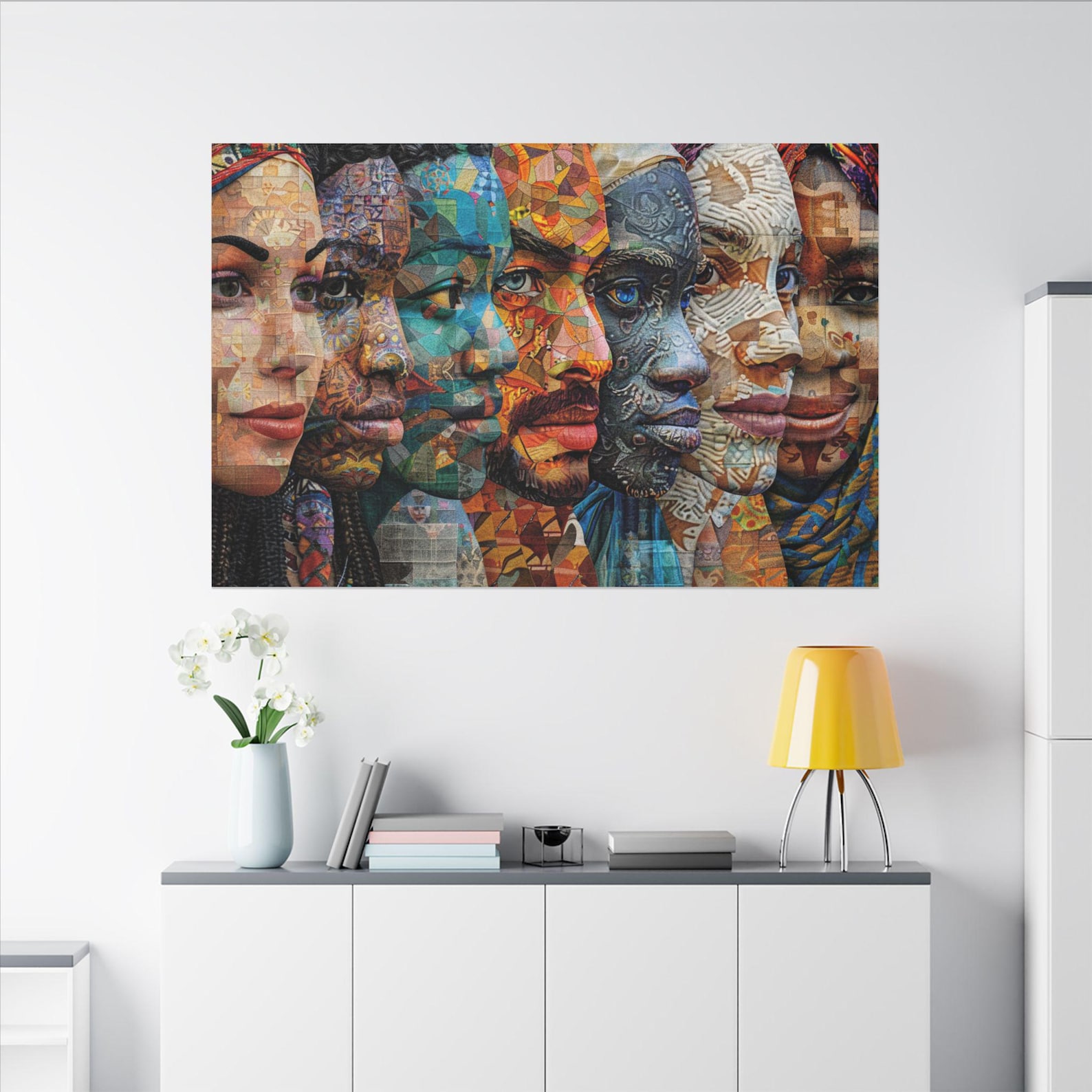Inspirational Cultural Diversity Canvas Art - Inclusion and Unity ...