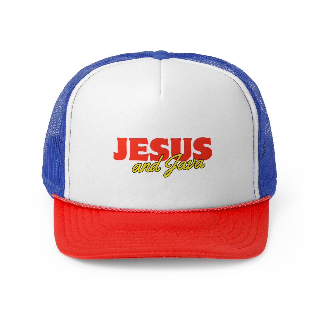 Jesus and Java Trucker Caps - Etsy