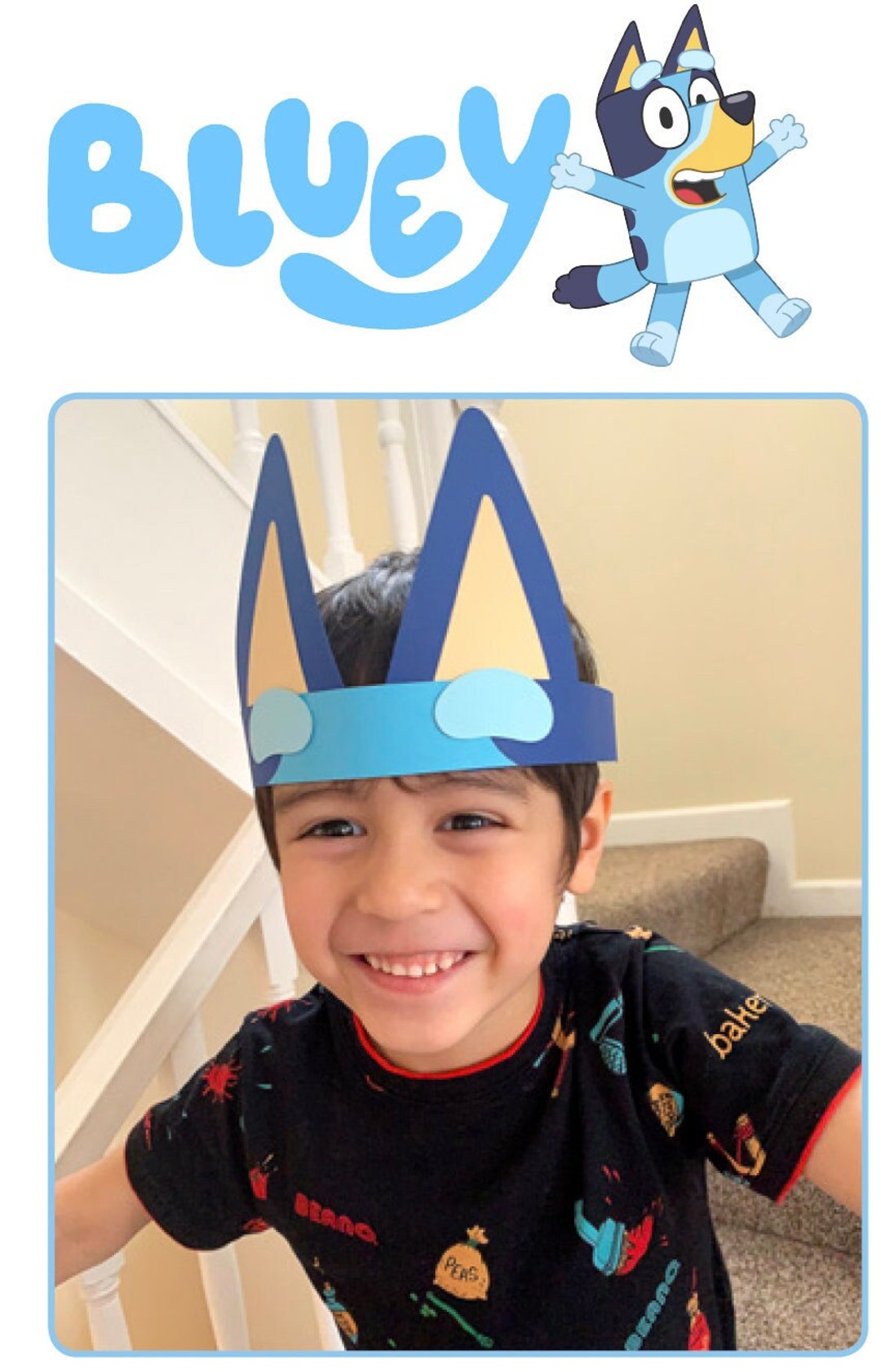 Headband Bluey, Bluey and Bindo Ears Hats, Dressup Party & Play ! - Etsy UK