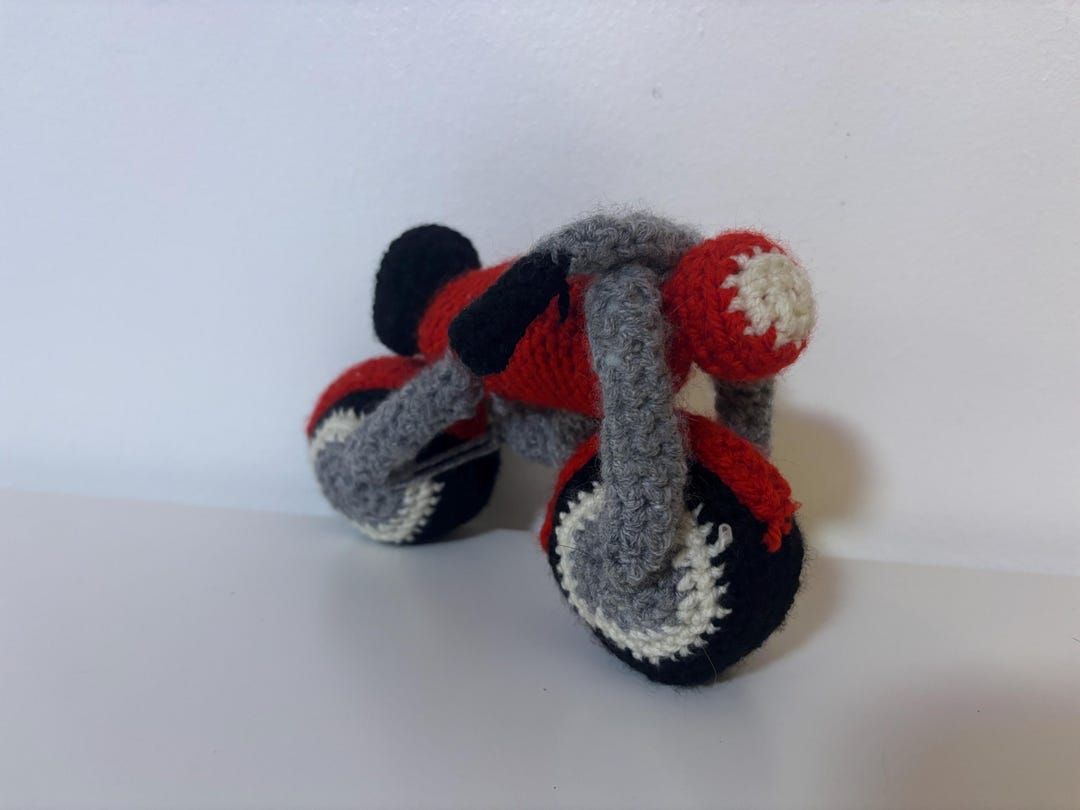 Crocheted Motorcycle - Etsy