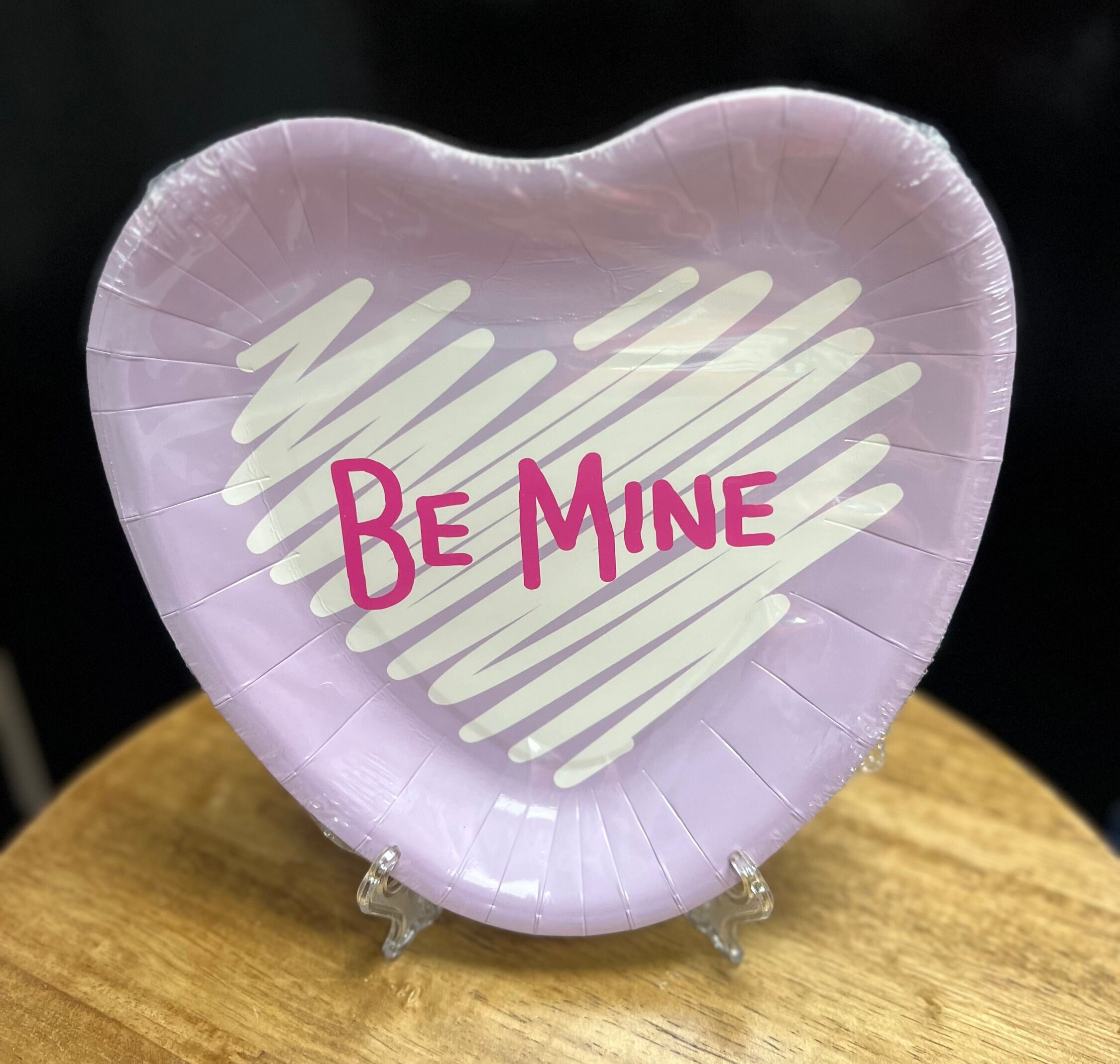 Heart Shaped Dinner Plate 10ct - Etsy