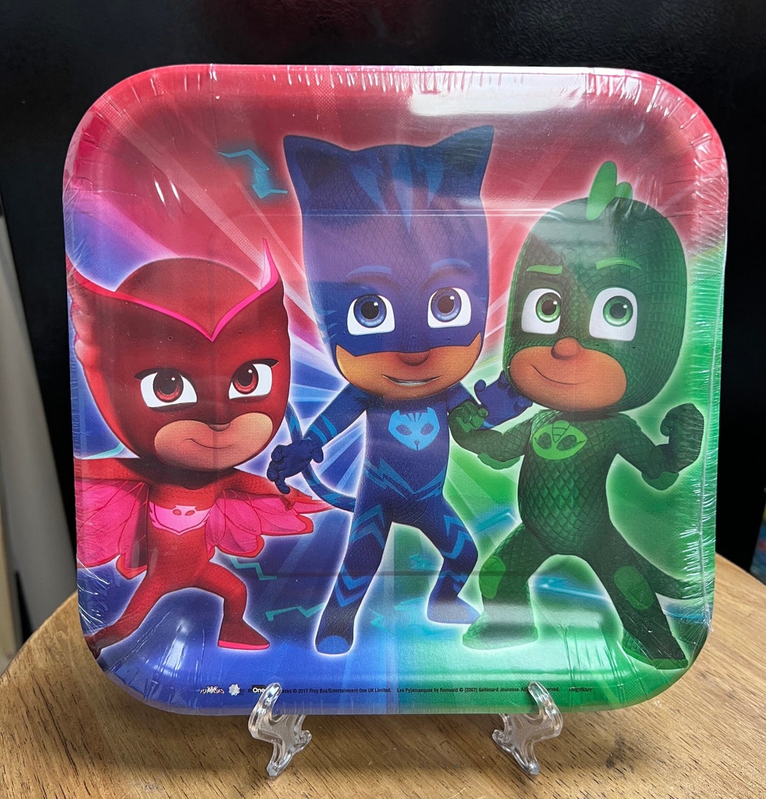PJ Masks Dinner Party Plate 8ct - Etsy