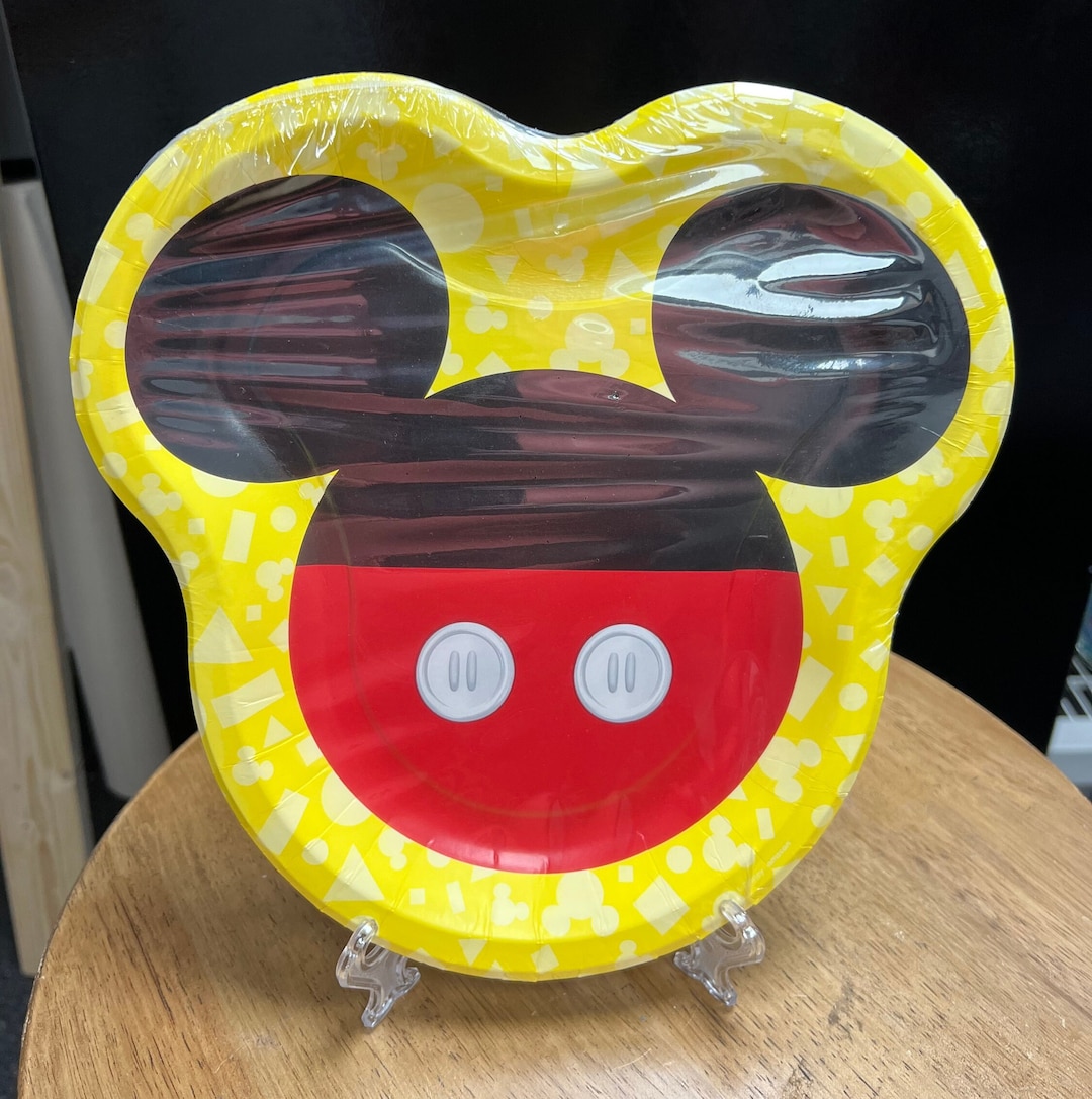 Mickey Mouse Dinner Party Plate 8ct - Etsy