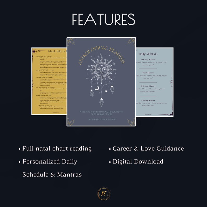 Full Natal Chart Reading With Custom Daily Routines, Mantras, Career ...