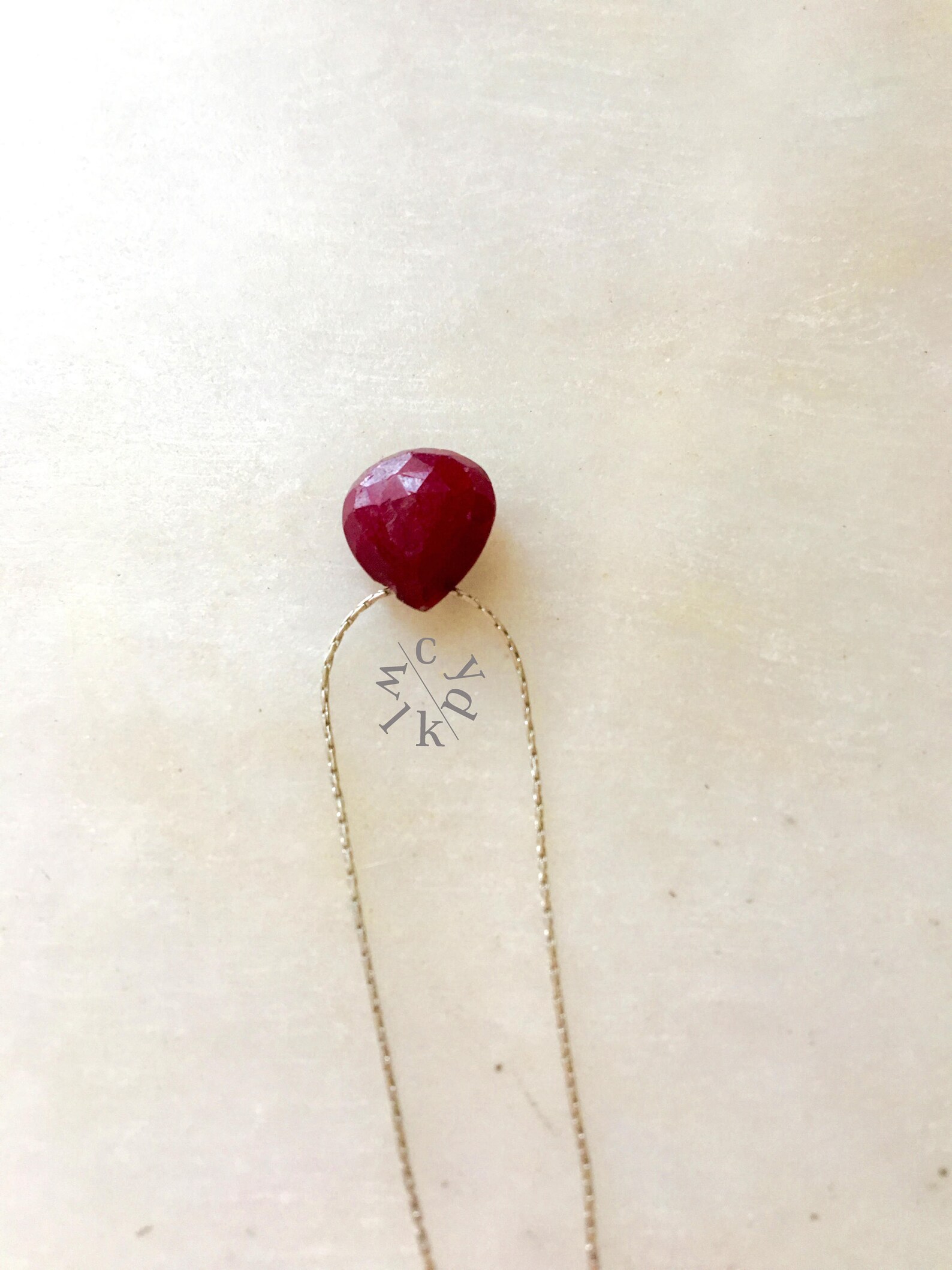 Ruby Choker, Ruby Necklace, Sterling Silver Necklace, Layering Necklace ...
