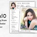 Modeling Resume Template Talent Agency Editable in Canva CV ...