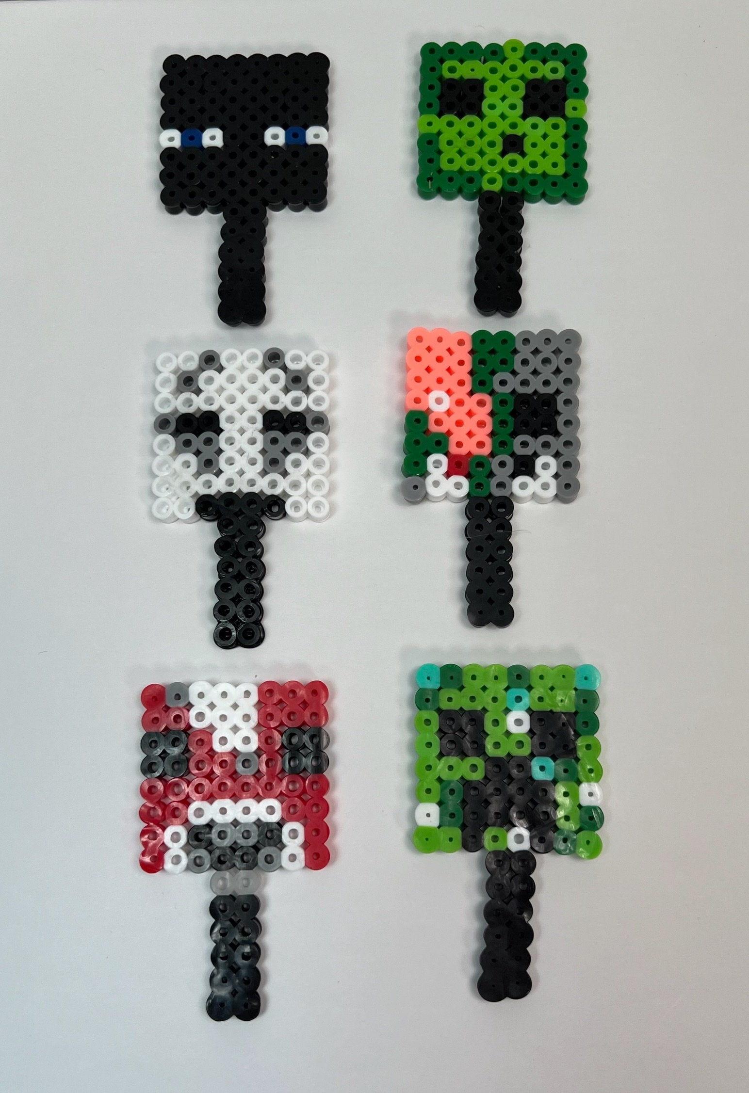 Minecraft Perler Bead Birthday Cake Toppers - Etsy