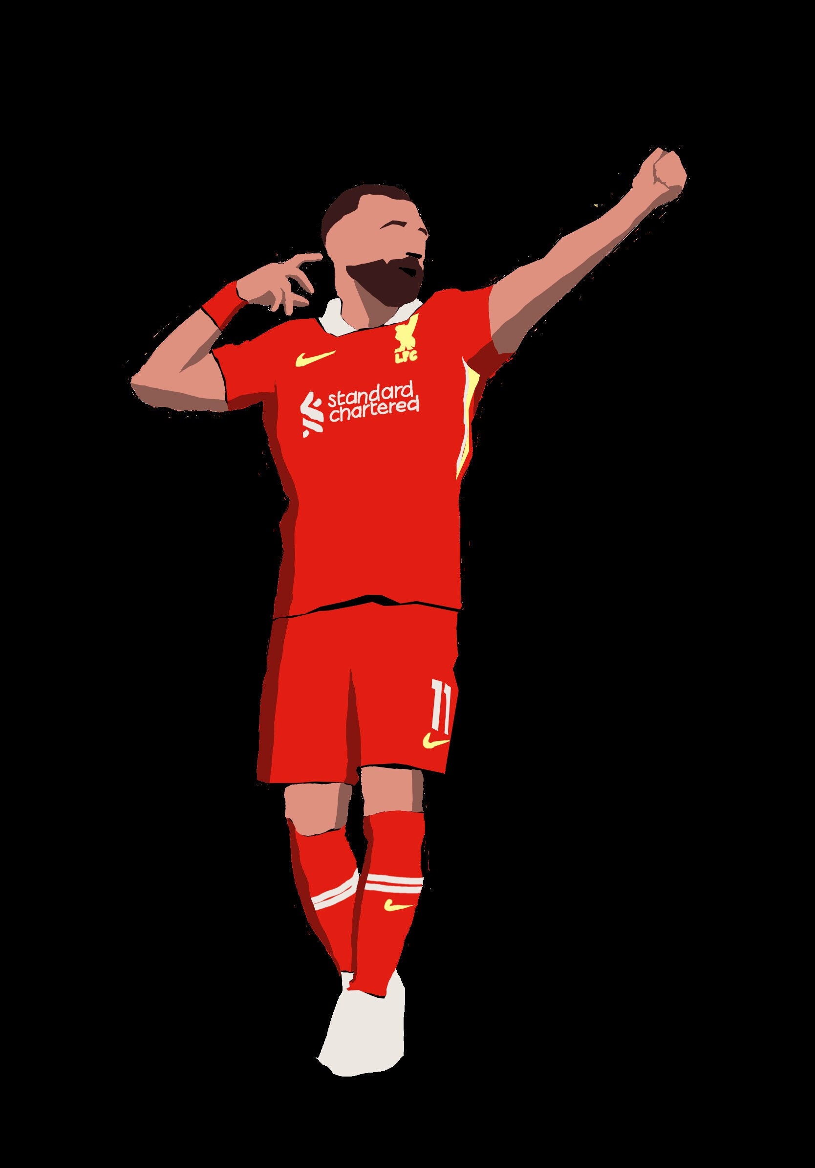 Mo Salah Digital SVG Files - Etsy