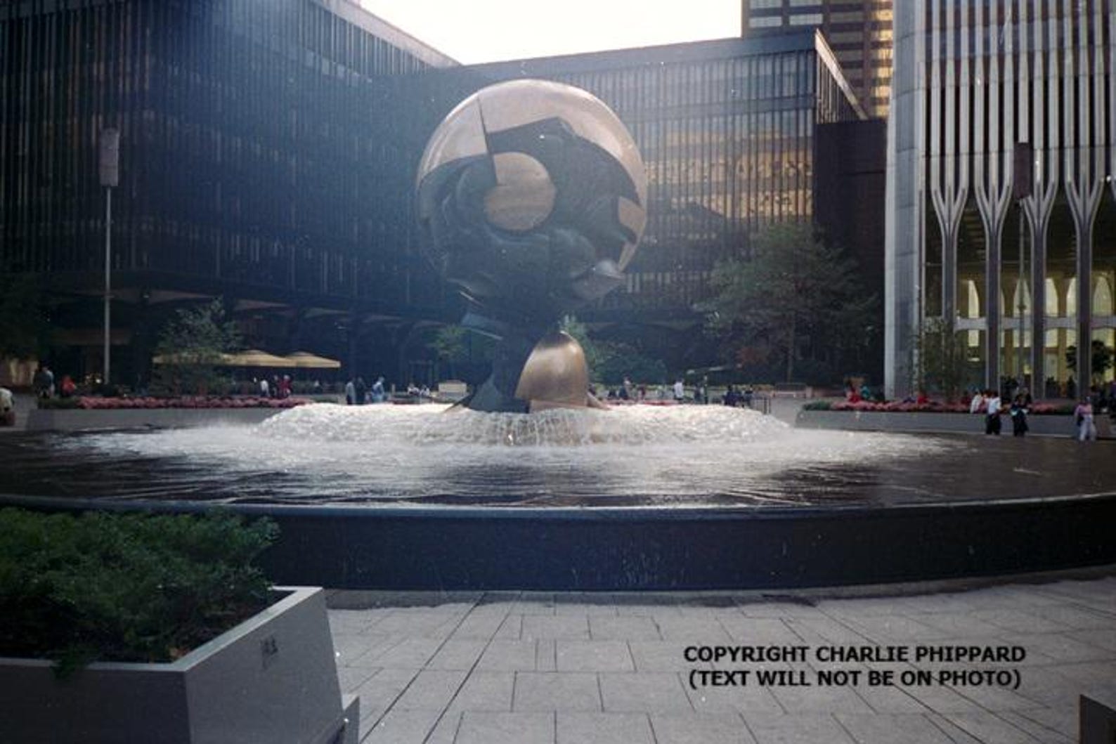 World Trade Center Plaza, October 21, 2000. 35mm Scanned Color Film ...