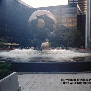 World Trade Center Plaza, October 21, 2000. 35mm Scanned Color Film ...
