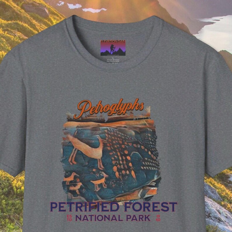 Petrified Forest National Park Shirt, Petroglyphs, Outdoor Adventure ...