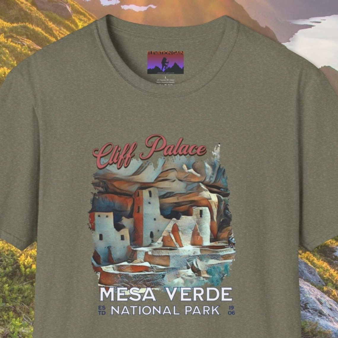 Mesa Verde National Park Shirt, Cliff Palace, Outdoor Adventure Tee ...