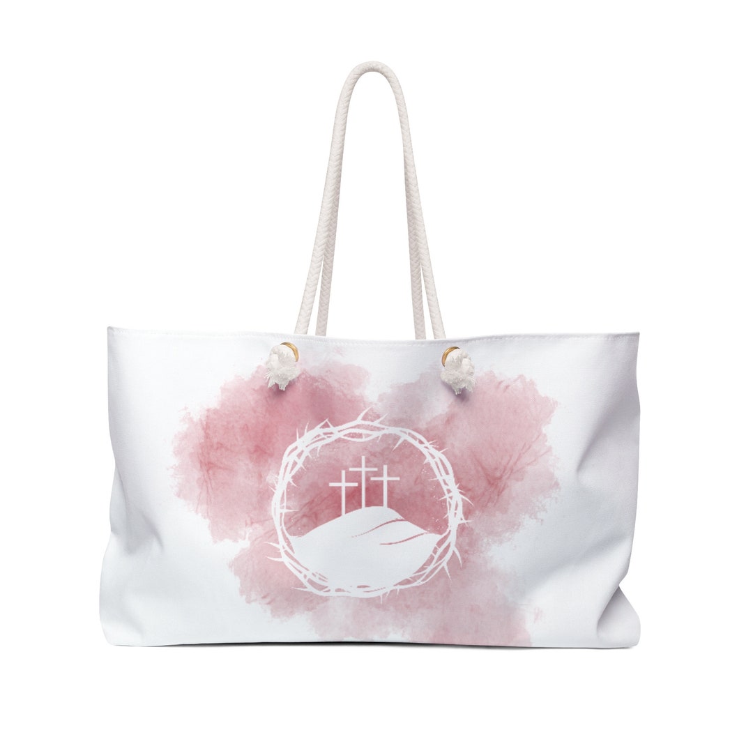 Crown of Thorns Three Cross Christian Weekender Bag, Religious Easter ...