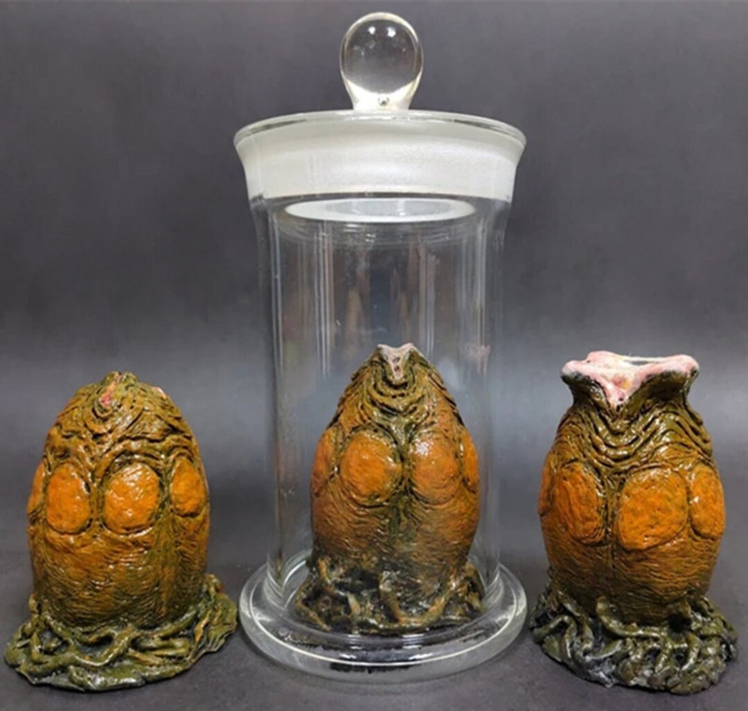Alien Egg Jar Xenomorph Egg Glass Jar Xenomorph Larva Movie Prop ...