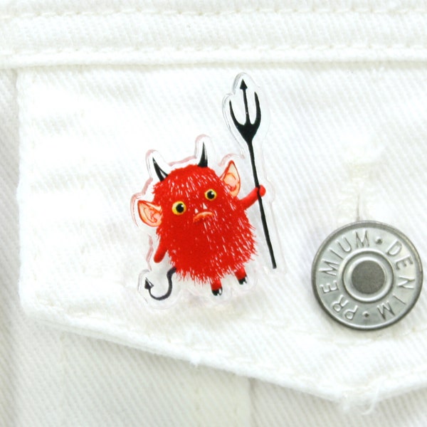 Devil Pin - Etsy