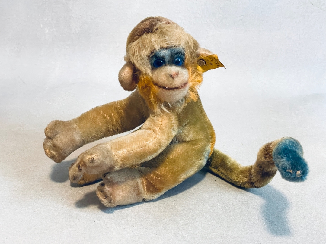Steiff Ape Blue Eye Monkey mungo Gorilla Rare Find, ID 1317.07 6 Tall ...