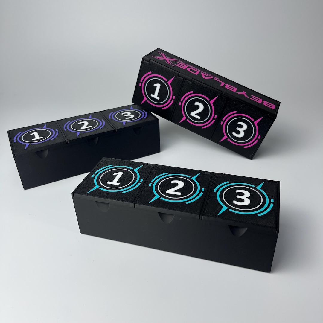 Beyblade X Deck Box 3D Printed - Etsy