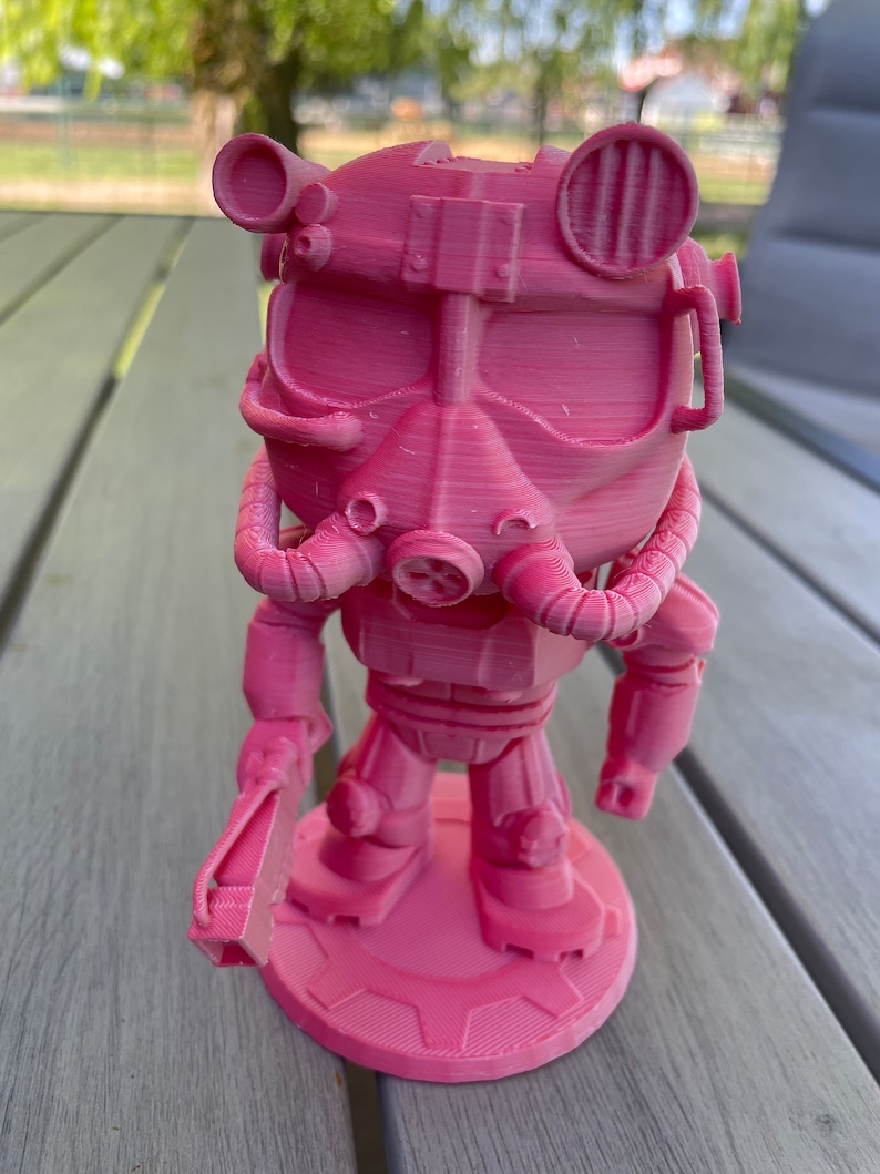 3D Printed Fallout Power Armour With Base - Etsy