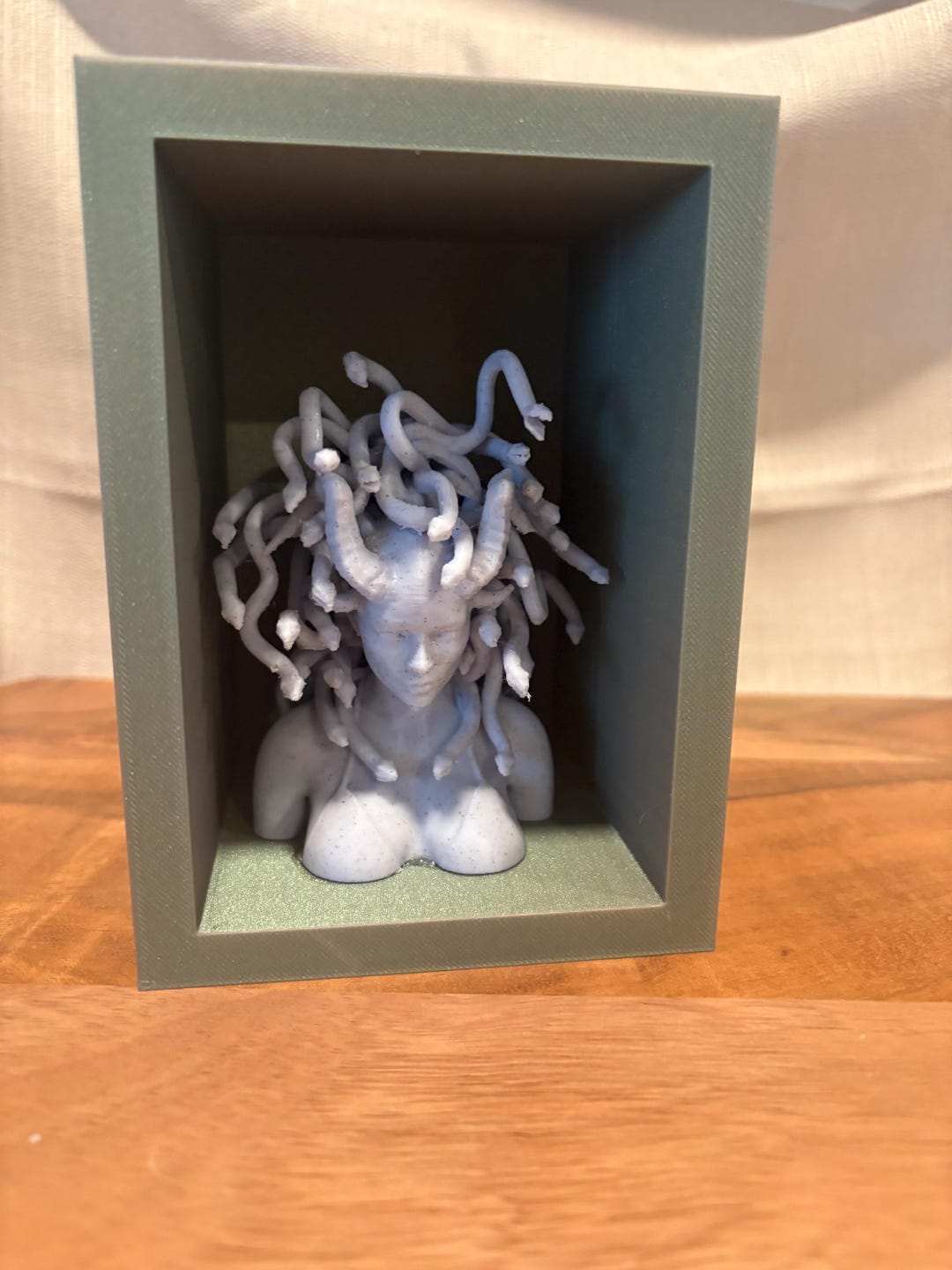 Medusa Book Nook: Mythical Bookshelf Decor - Etsy