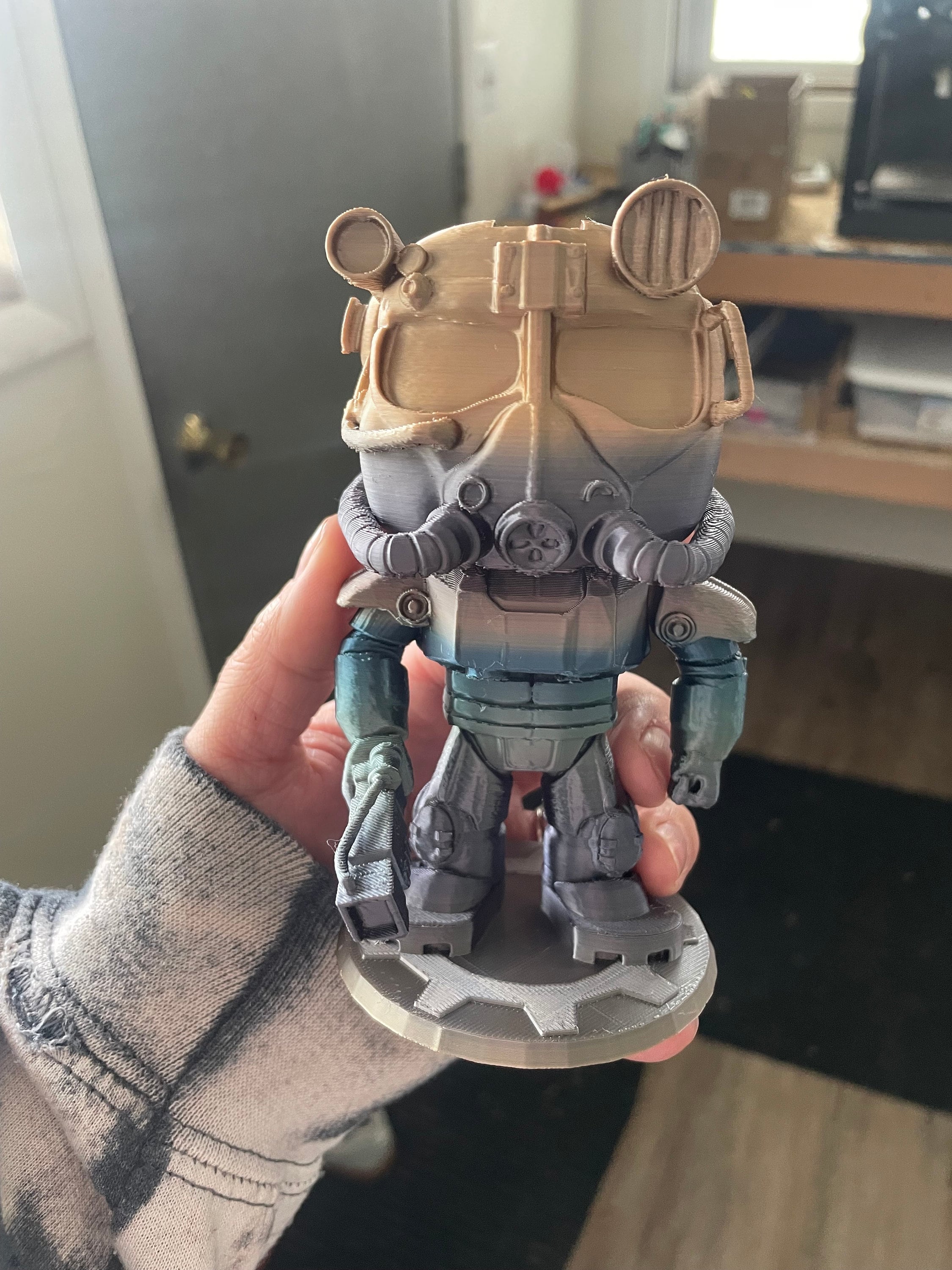 3D Printed Fallout Power Armour With Base - Etsy