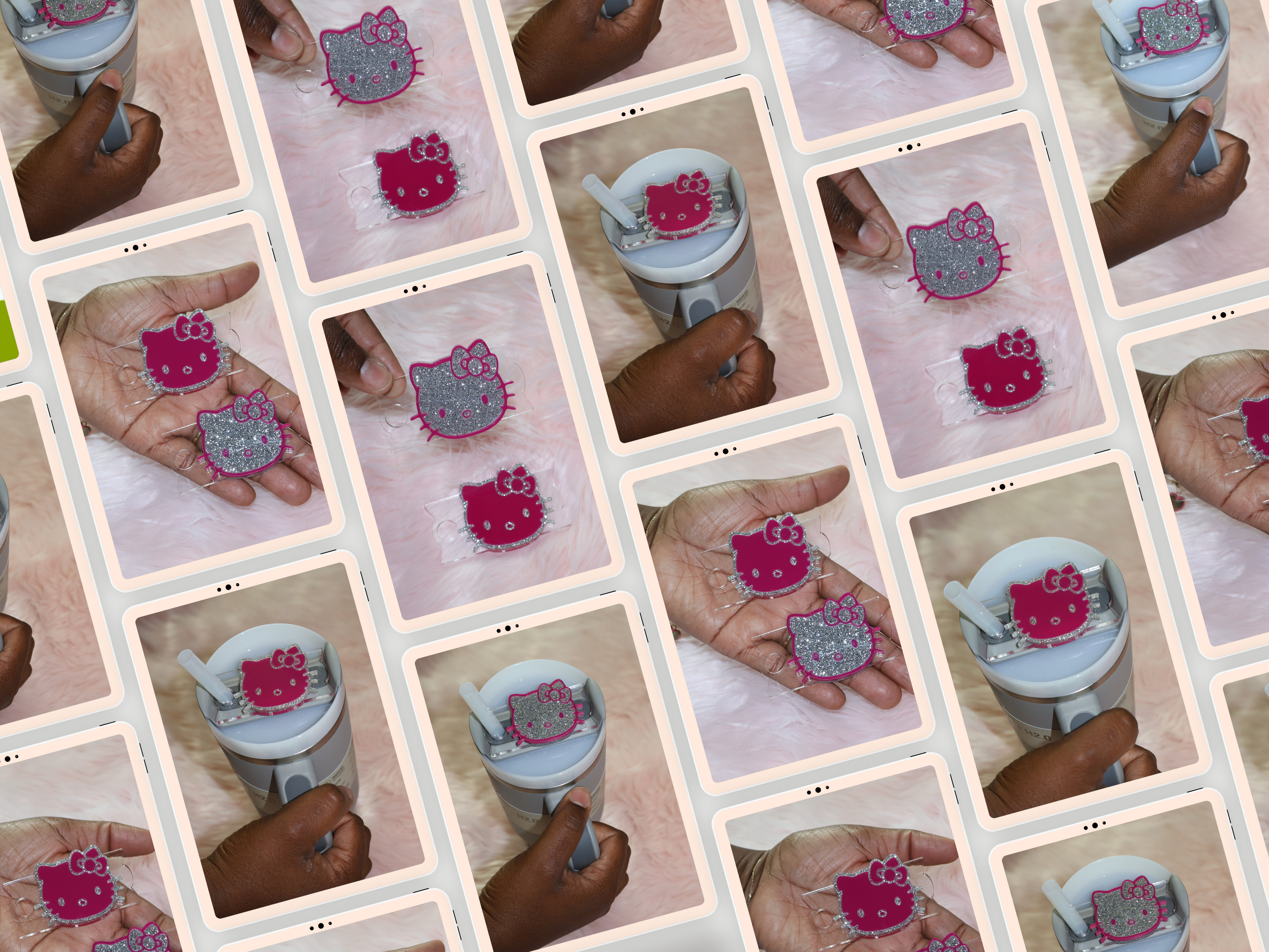 Stanley Acrylic Hello Kitty Topper: Adorable and Durable Drinkware ...