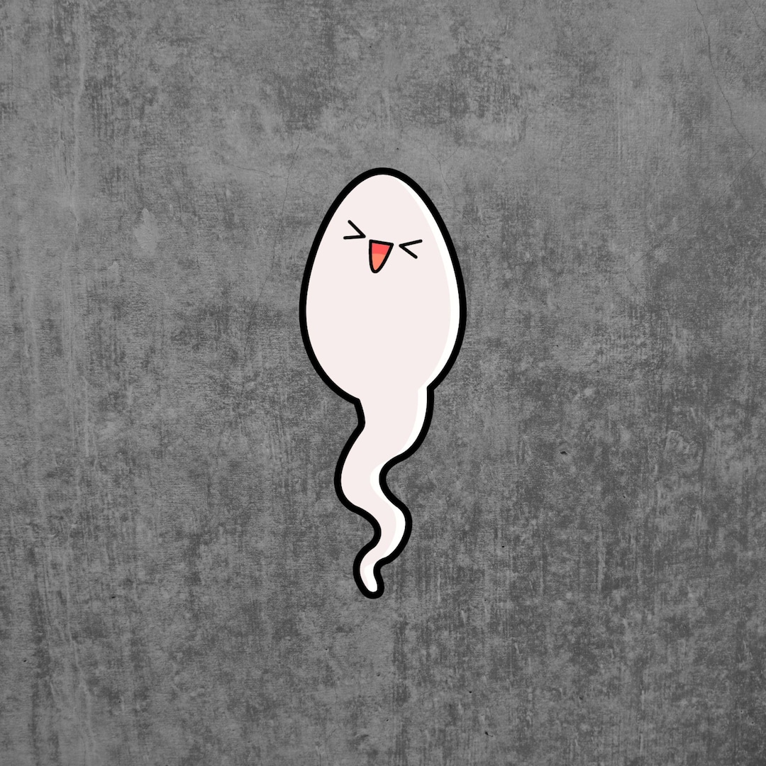 Cute Sperm Sticker Fun Sex Ed Design for Laptop, Notebook, and Gifts - Etsy