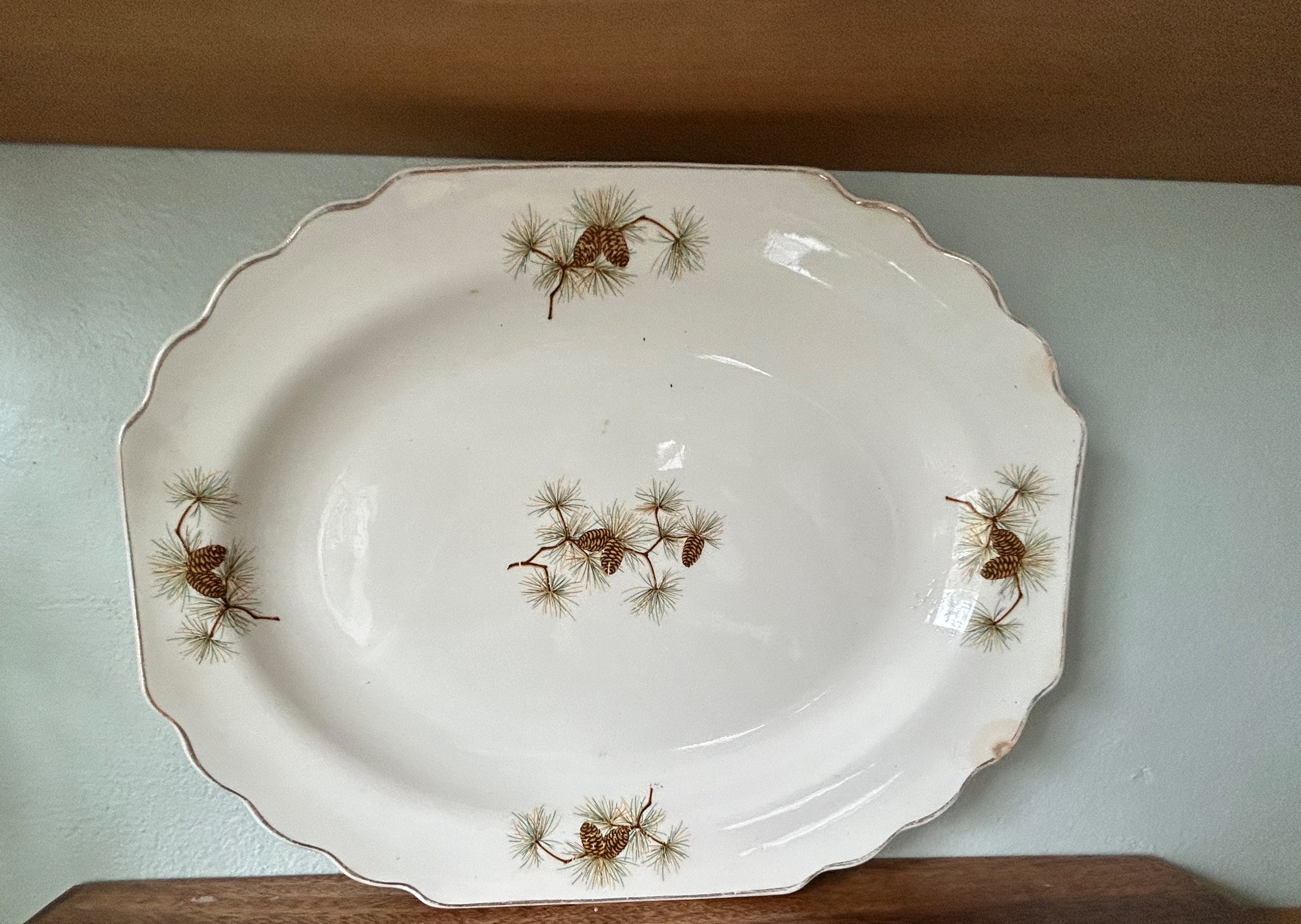 WS George Pine Cone Platter - Etsy