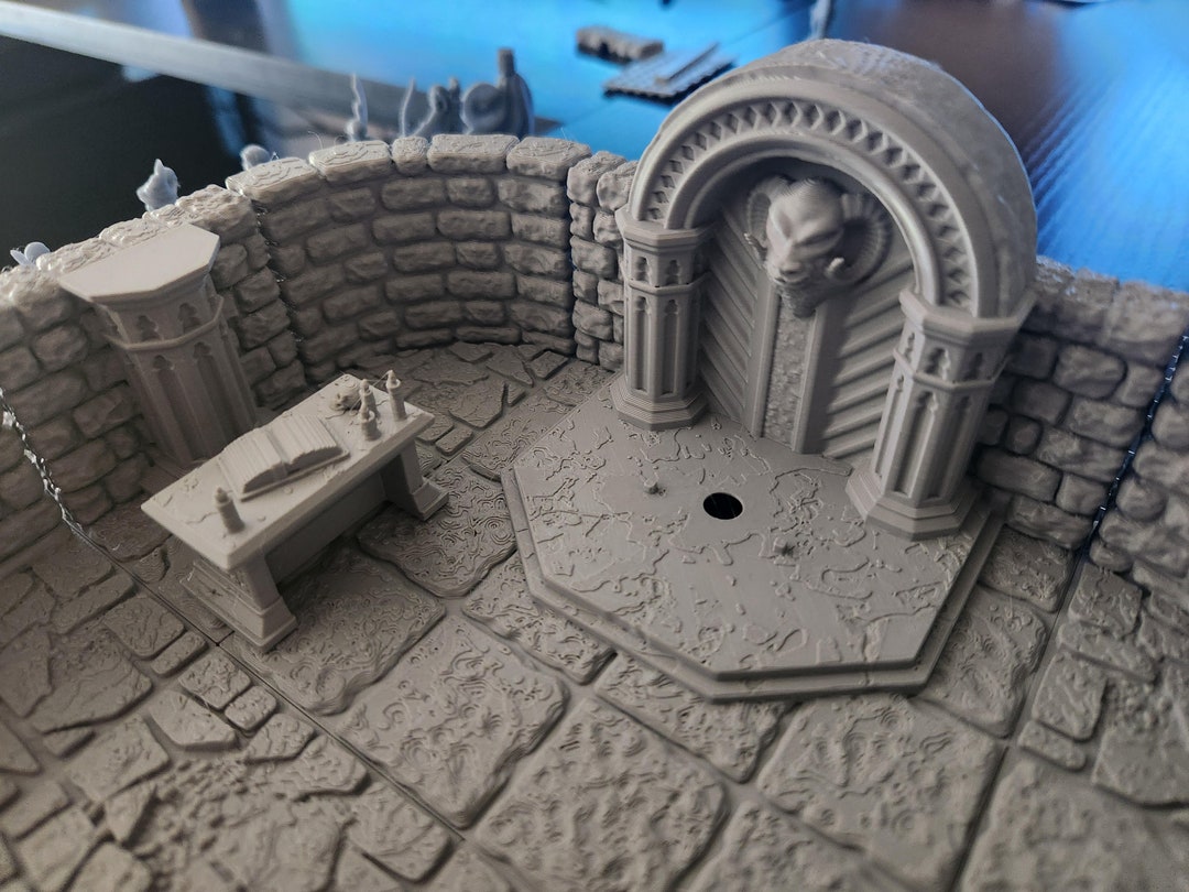 Modular Dungeon Starter Set - Dnd Pathfinder Accessories - 3D Unpainted ...