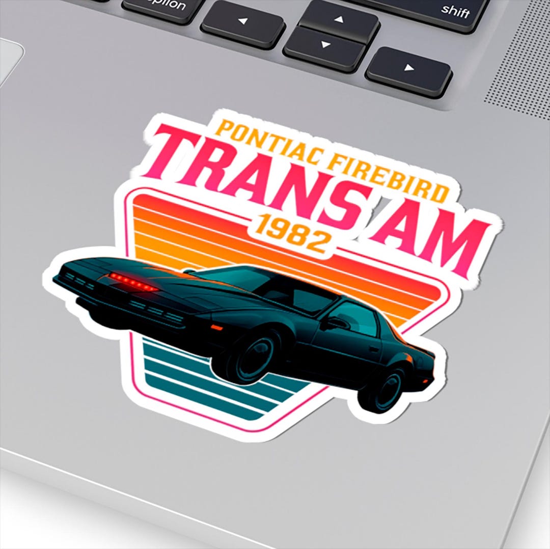 Knight Rider KITT Car Design, Retro 80s Pop Culture Fan Gift, Nostalgic ...