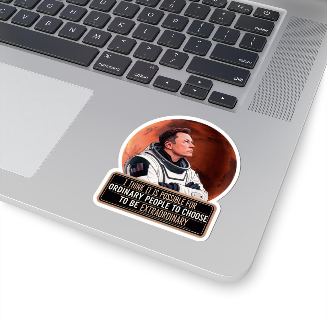 Elon Musk Astronaut Sticker, It is Possible for Ordinary People to ...
