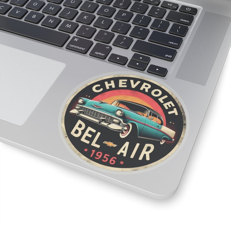 Chevrolet Bel Air 1956 Classic Vintage Retro Car STICKER - Etsy